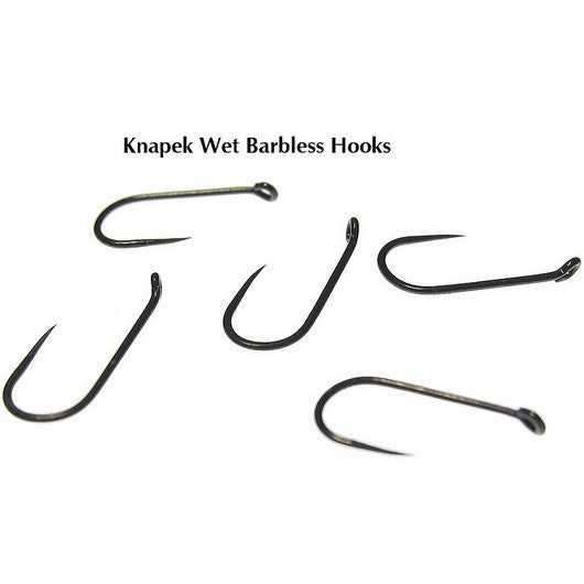 Knapek Barbless Wet Fly Hooks (W) | Tungsten Beads Plus